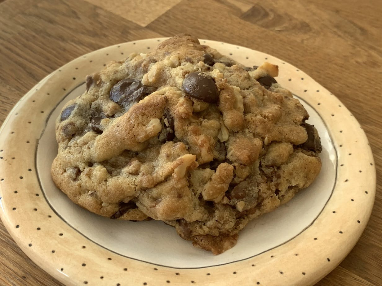 Chocolate Chip Walnut Cookies – Levain Bakery Style - Always Tasting